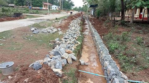 ရှမ်းရွာသစ်မြို့အမှတ်၂ရပ်ကွက် ဇီဇဝါလမ်း ကျောက်စီရေမြောင်းခင်းခြင်းလုပ