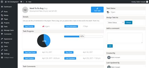 Task Manager Pro Task Management Plugin For Wordpress By W3bd