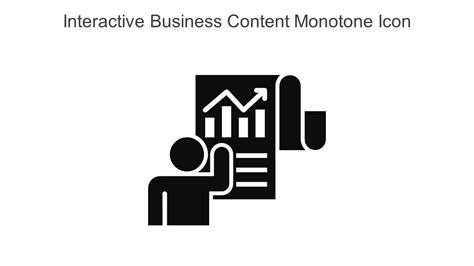 interactive business content monotone icon in powerpoint pptx png and