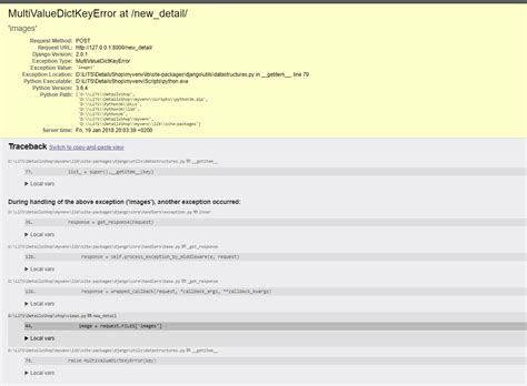Python Multivaluedictkeyerror When I Trying To Post Image Stack