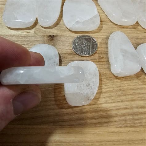 Snow Quartz Smoothstone The Kent Crystal Cave