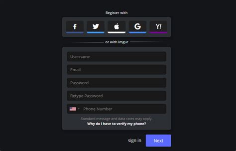 Create An Account Imgur