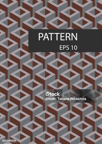 추상 큐브 패턴입니다 회색 기하학적 3d 벡터 배경 화면 블록 패턴 배경 착시 0명에 대한 스톡 벡터 아트 및 기타 이미지 0명 3차원 형태 건물 외관 Istock