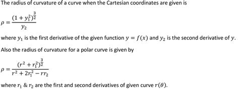 Radius Of Curvature Centre Of Curvature Circle Of Curvature Yawin