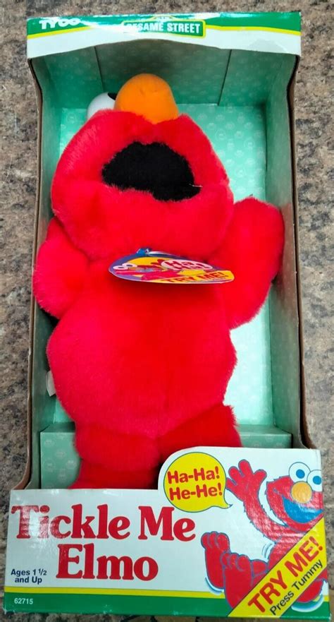 Tickle Me Elmo Original 1996 By Tyco New And Unopened Sesame