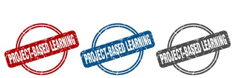 Project Based Learning Stamp Royalty Free Vector Image