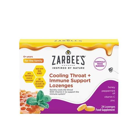 Zarbees Honey Lozenges 24s Ch Tralee Ireland