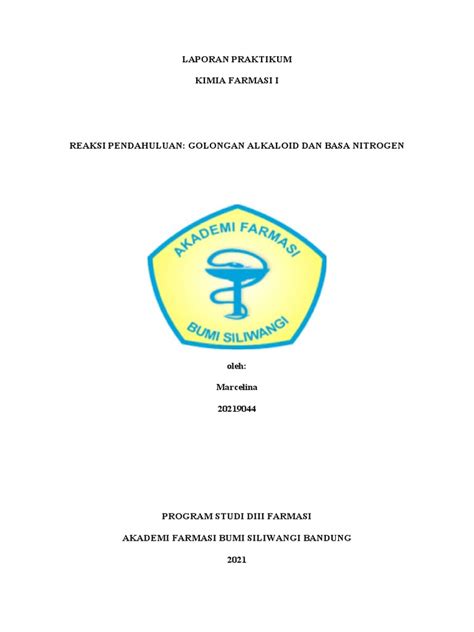 Alkaloid Dan Basa Nitrogen Pdf