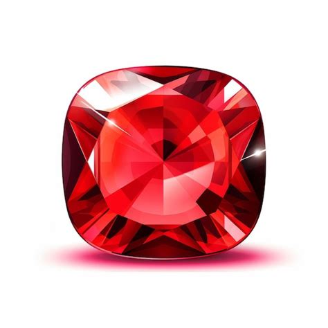 Premium Ai Image Red And Ruby Diamond Big And Beautiful Jewel Exquisite And Stunning Gemstone