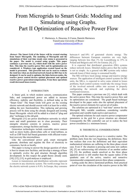 Pdf From Microgrids To Smart Grids Modeling And Simulating Using