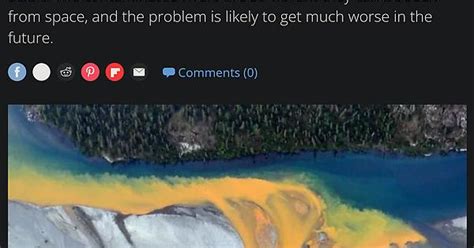 Alaskas Rivers Are Turning Bright Orange And As Acidic As Vinegar As Toxic Metal Escapes From