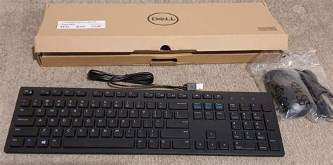 Dell Professional Genuine Slim Wired Usb Multimedia Mouse And Keyboard