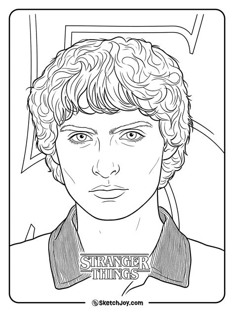 27 Stranger Things Coloring Pages Free Printable Pdfs