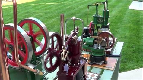 Four Hot Air Engines Running In The Garden Youtube