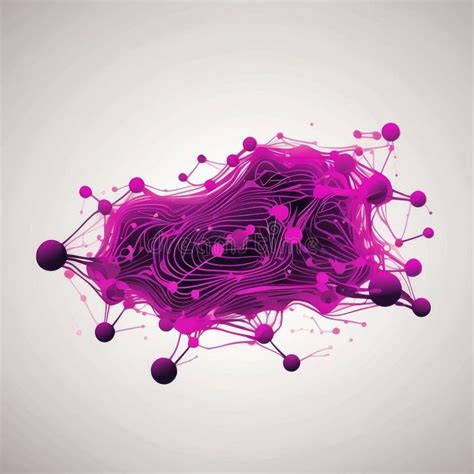 Line Art Vector Of Interconnected Data Galaxy For Ai And Tech Stock Illustration Illustration Of