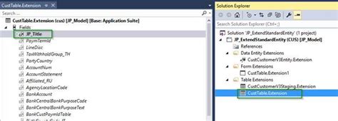 dynamics 365 learn in sharing extending standard dataentity to add