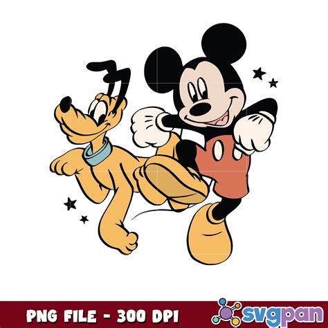 Mickey And Pluto Png Disney Friends Png Classic Duo Png Cartoon Bes