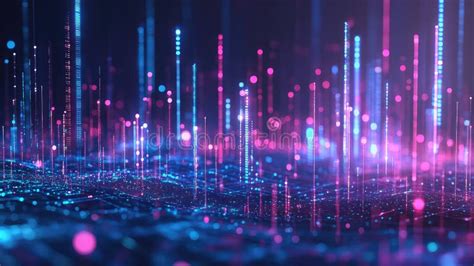 Nodes Growing Data Cluster Stock Illustration Illustration Of