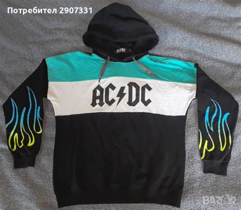 суичър с качулка Hoodie Acdc Официален продукт в Суичъри в гр