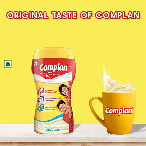 Buy Complan With Power Of 100 Milk Protein Creamy Classic Jar 500 G In