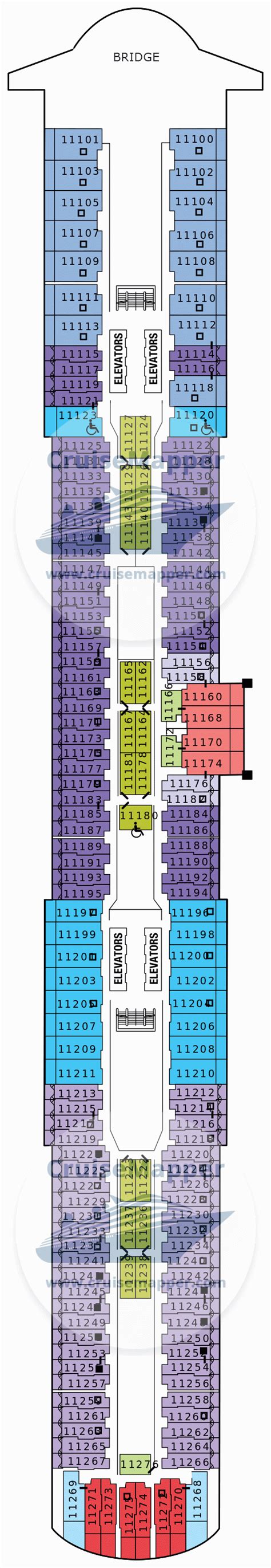Celebrity Edge Deck 11 Plan Cruisemapper