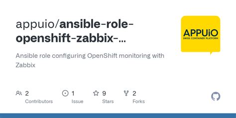 Github Appuioansible Role Openshift Zabbix Monitoring Ansible Role