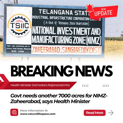 Nimz Zaheerabad To Boost Narayankhed Real Estate Government To Acquire