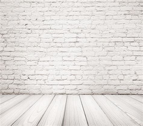 تصویر با کیفیت دیوار آجری و زمین چوب با تم خاکستری