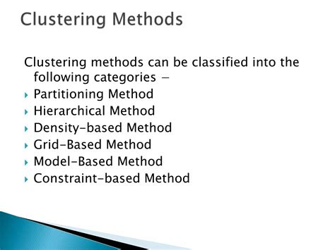 Clustering In Data Mining Data Mining Pptx