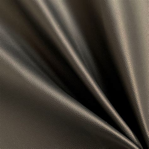 Automotive Vinyl Leatherette Fabric Black Faux Leather Cars Boats