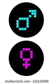 Sex Pixel Symbol Stock Vector Royalty Free Shutterstock