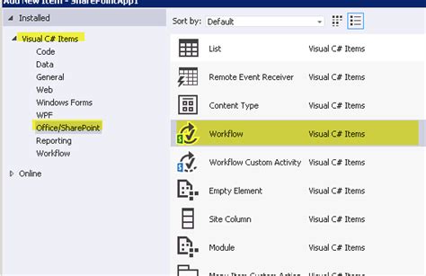 Create A SharePoint Workflow App Using Visual Studio Microsoft Learn