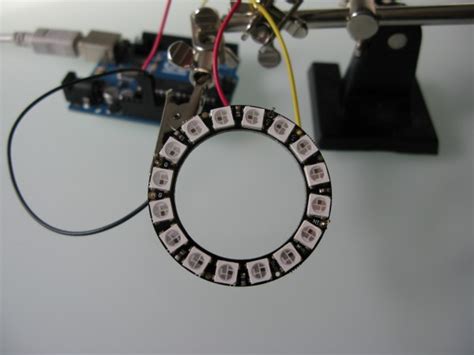 Neopixel Ring 16led Strandtest Mauro Alfieri Wearable Domotica Robotica
