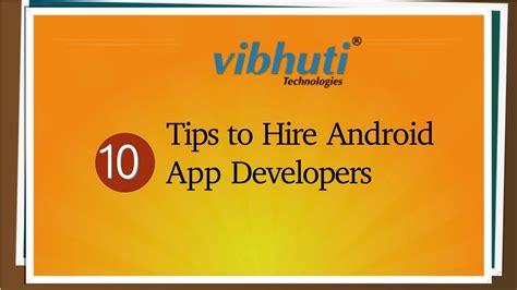 Ppt Hire Android Developers Powerpoint Presentation Free Download Id8359518