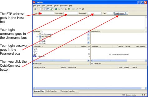 Uploading Files Using FTP With FileZilla Want Host