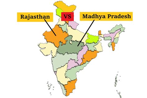 Rajasthan And Madhya Pradesh Indian States Comparison Rajasthan Vs Mp