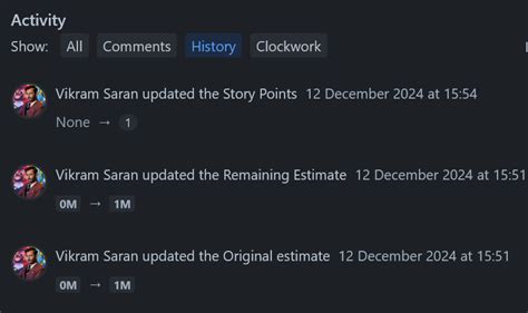 miro estimation tool setting original remaining estimate fields