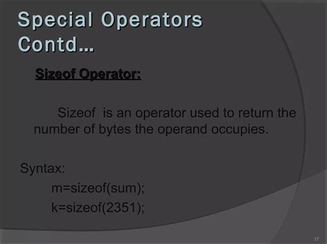Operators In C Language Ppt Programming Languages Computing