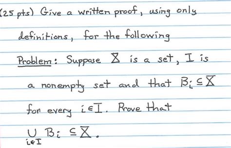 Solved 25 Pts Give A Written Proof Using Only