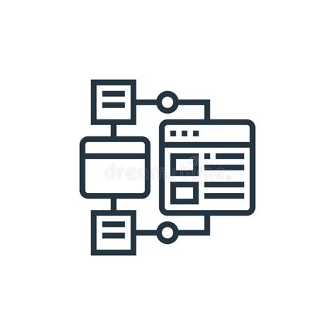 Data Visualization Vector Icon Isolated On White Background Outline