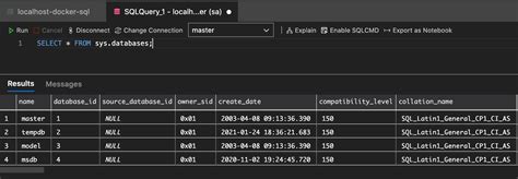 how to set up and run sql server docker image
