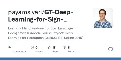 Github Payamsiyarigt Deep Learning For Sign Language Recognition Learning Hand Features For