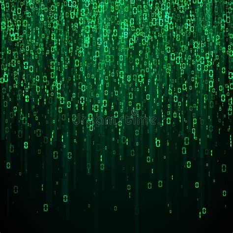 Binary And Colors Stock Vector Illustration Of Futuristic 2767207