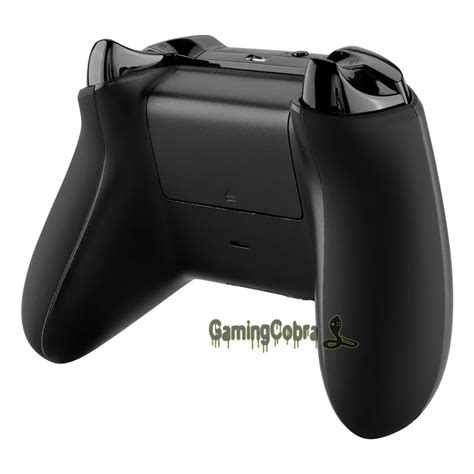 Extremerate 소프트 터치 블랙 사이드 레일 패널 교체 부품 Xbox One S Xbox One X 게임 컨트롤러용