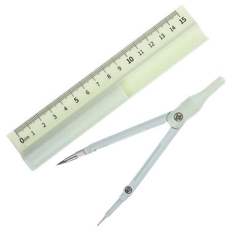 Whamvox Compact And Portable Compass Drawing Set With Pen And Ruler