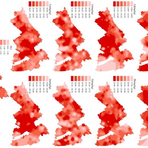 spatial interpolation maps for heavy metals and pli download