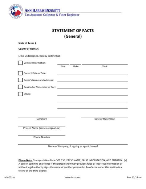 Free 10 Statement Of Facts Samples In Pdf Ms Word