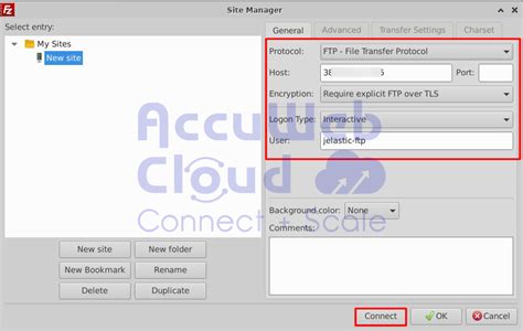 How To Transfer Files Using Filezilla Accuweb Cloud