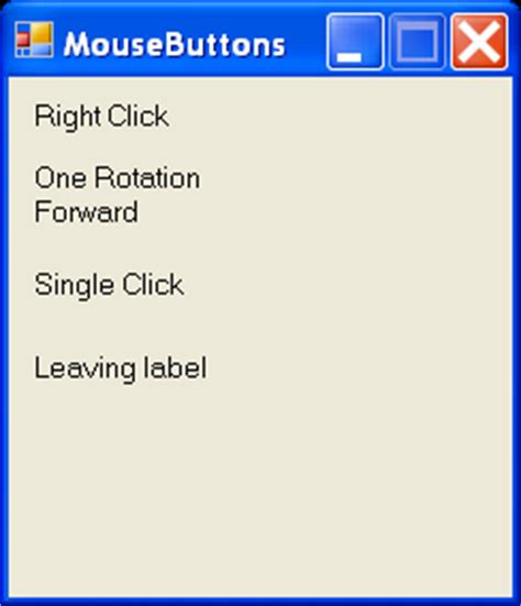 Right Mouse Click Both Buttons