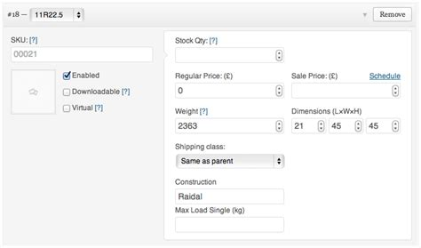 Wordpress Woocommerce Custom Variable Product Options Stack Overflow